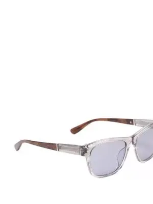 Brunello Cucinelli Rectangular Acetate Sunglasses - Grey