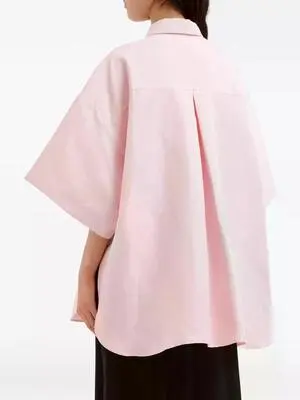 ENFOLD Chest-pocket Oversized Short-sleeved Shirt