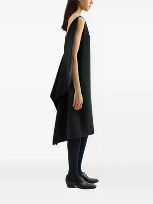 JIL SANDER Open-back A-line Dress - Black