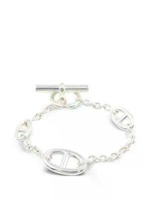 Hermès Sterling Farandole Anchor Bracelet - Silver