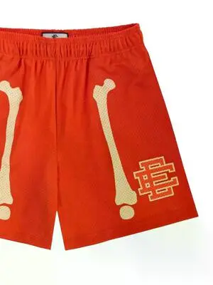 ERIC EMANUEL Bones Mesh Shorts - Red
