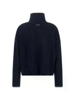 Pinko Ribbed-knit High-neck Sweater
