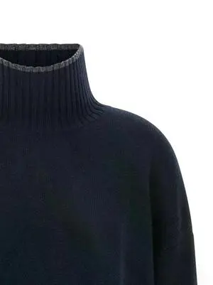 Pinko Ribbed-knit High-neck Sweater