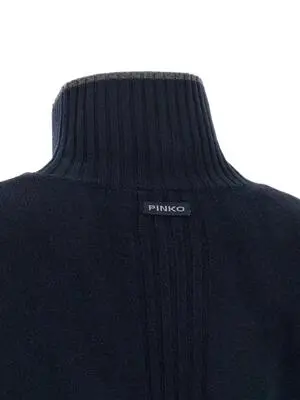 Pinko Ribbed-knit High-neck Sweater
