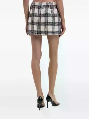 Vetements Checked Bouclé Mini Skirt