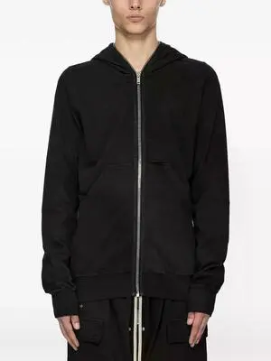Rick Owens Zip-up Hoodie - Black