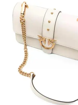 Pinko Mini Love One Leather Crossbody Bag