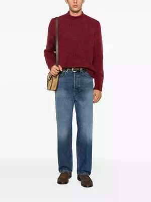 NINE:INTHE:MORNING Icaro Faded Straight-leg Jeans - Blue