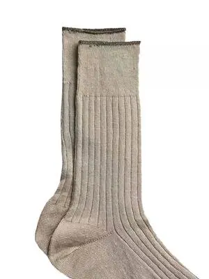 YAHAE Ribbed Knit Socks
