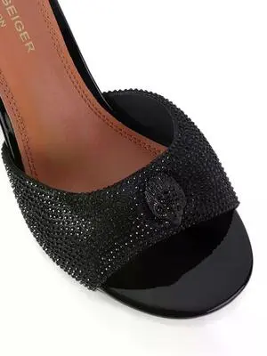 Kurt Geiger Oxford Heel Mules Dr - Black