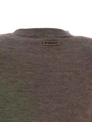 Pinko Padded-shoulder Wool Sweater