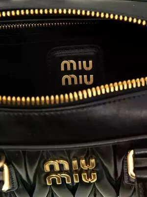 Miu Miu Arcadie Matelassé Nappa Leather Bag