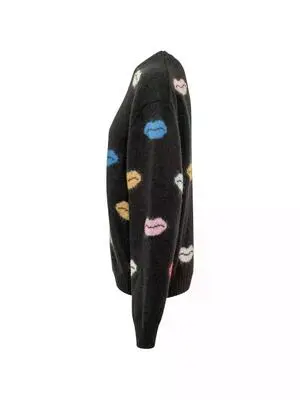 Fiorucci Lips Intarsia Mohair-blend Sweater