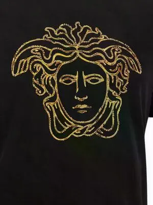 Versace Medusa-embroidered T-shirt