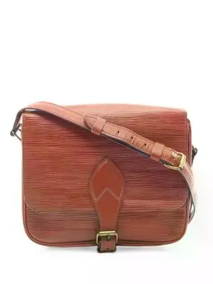 LOUIS VUITTON 1990 Cartesier Epi Shoulder Bag