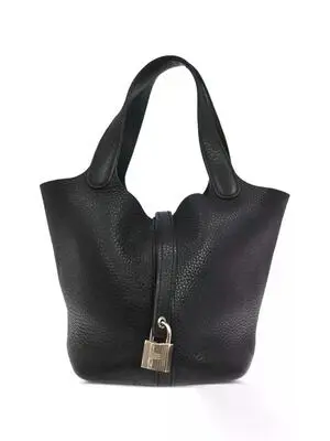 Hermès 2023 Picotin Lock Tote Bag - Black