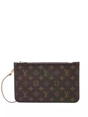 LOUIS VUITTON 2013 Monogram Neverfull Mm Pouch Clutch Bag