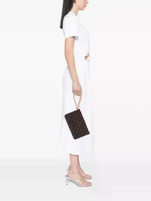 LOUIS VUITTON 2013 Monogram Neverfull Mm Pouch Clutch Bag