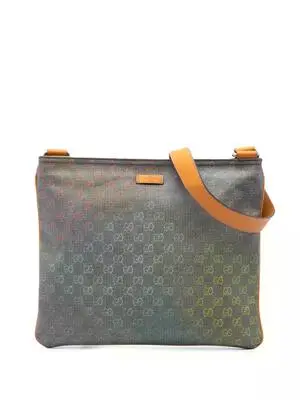 Gucci 2016-2026 Multicolor Gg Supreme Crossbody Bag - Grey