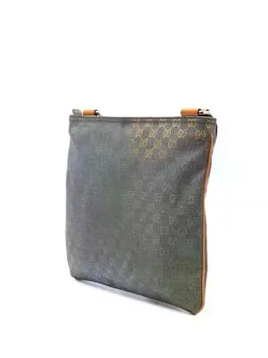 Gucci Gg Supreme Crossbody Bag - Grey