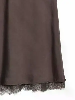 Vince Lace-trim Midi Skirt