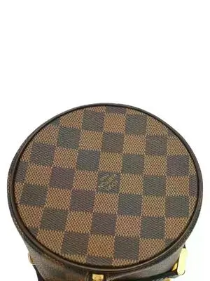 LOUIS VUITTON 2004 Papillon Damier Ebene Canvas Tote Bag