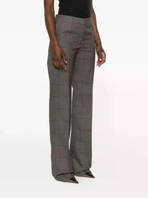 MUGLER Houndstooth-pattern Tailored Trousers