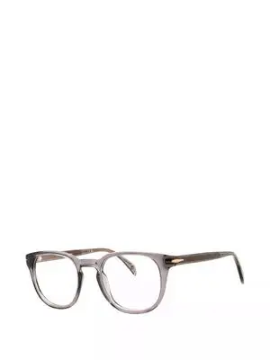 DB EYEWEAR BY DAVID BECKHAM Square Frame Glasses - Grey