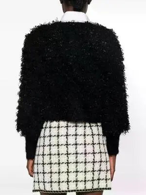 TWINSET Textured Long-sleeve Jacket With Gold-tone Hardware