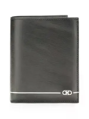 FERRAGAMO Gancini Credit Card Holder - Black