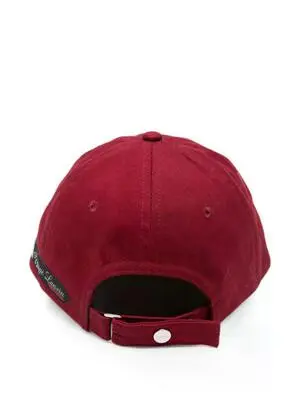 LANVIN Logo-patch Baseball Cap - Red