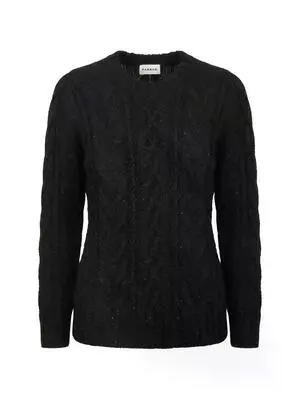P.a.r.o.s.h Cable-knit Sequin-embellished Sweater