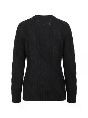 P.a.r.o.s.h Cable-knit Sequin-embellished Sweater