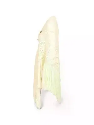 CHIARA IS Peonia Fringed Crochet Scarf
