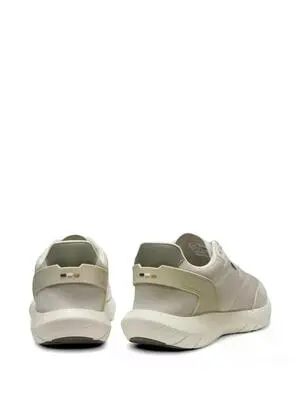 BOSS Mesh-panelled Leather-trim Sneakers