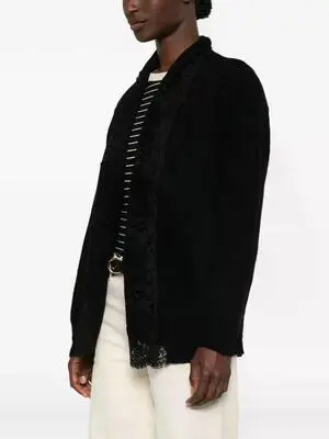 ERMANNO FIRENZE Lace-trim Cardigan