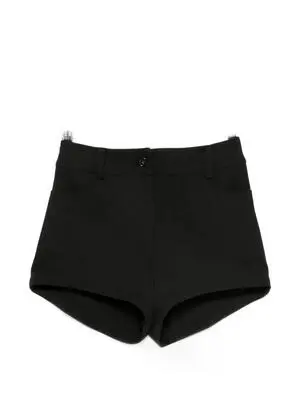 THE FRANKIE SHOP Belt-loops Shorts - Black