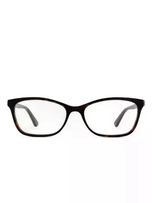 Gucci Tortoiseshell Rectangle Eyeglasses