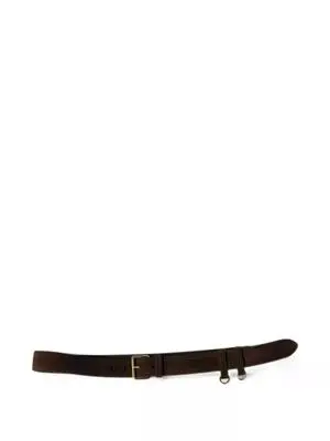 Miu Miu Suede Belt - Brown