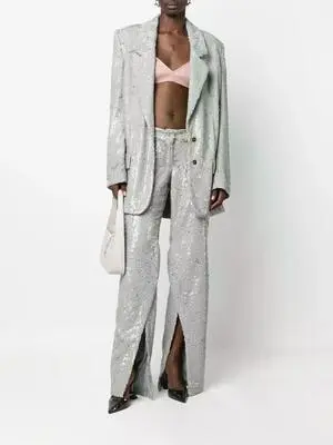 THE MANNEI Sierra Cropped Leather Tank Top
