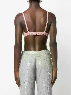 THE MANNEI Sierra Cropped Leather Tank Top