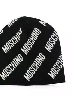 Moschino Print Beanie Hat