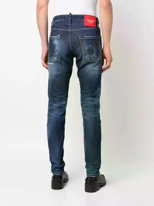 Dsquared2 Distressed Slim-fit Denim Jeans