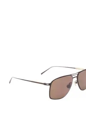 Brunello Cucinelli Rectangular Titanium Sunglasses