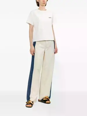 Rag & Bone Two-tone Straight-leg Jeans