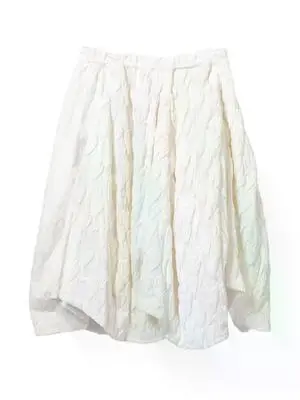 Comme Des Garçons Textured Midi Skirt