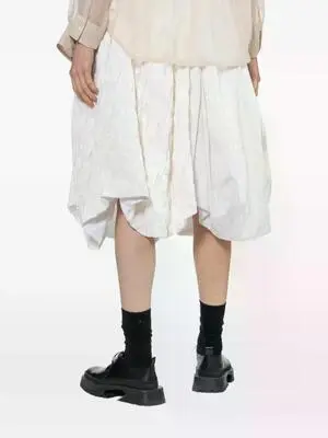 Comme Des Garçons Textured Midi Skirt