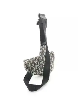 Dior 2000s Saddle Oblique-jacquard Sling Bag