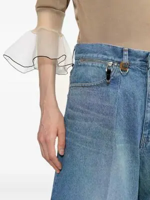 Toga Wide-leg Pleated Jeans