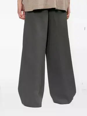 ESSENTIALS Drawstring Wide-leg Trousers